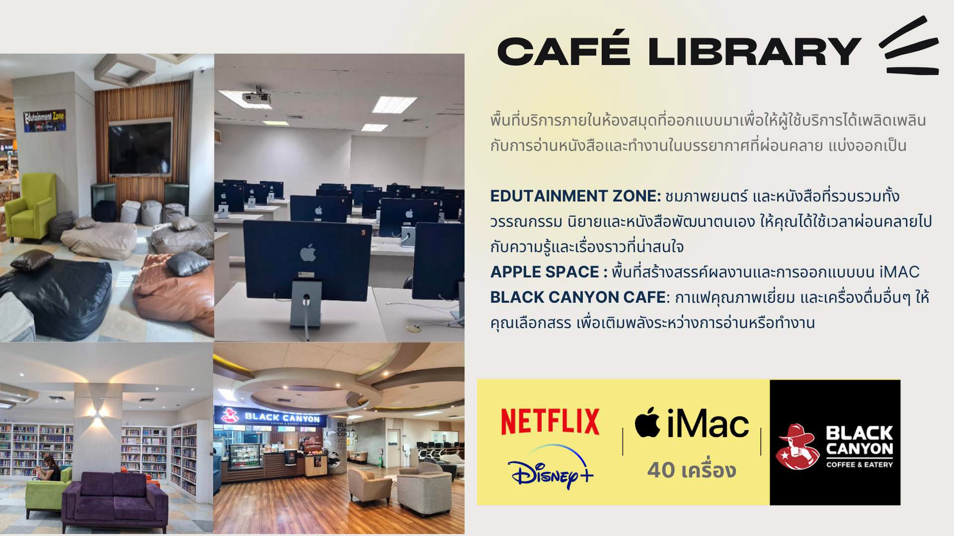 ศูนย์เรียนรู้และหอสมุด Learning Center and Library